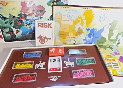 VINTAGE ORIGINAL RISK 1975 Edition PARKER BROTHERS BOARD GAME Complete ...