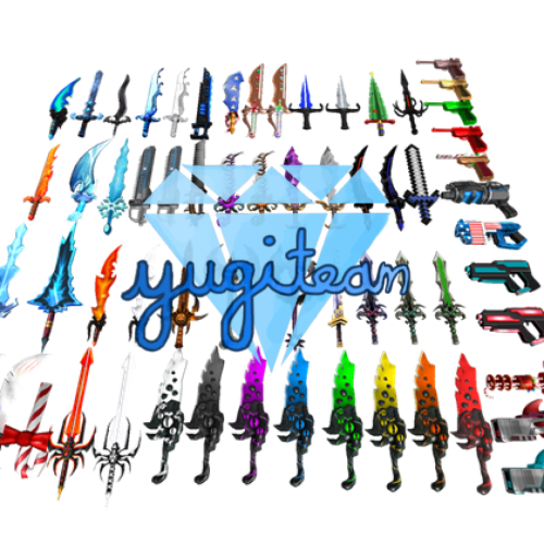 Roblox Murder Mystery 2 MM2 Godly Chroma Knives & Guns Fast Shipping ...