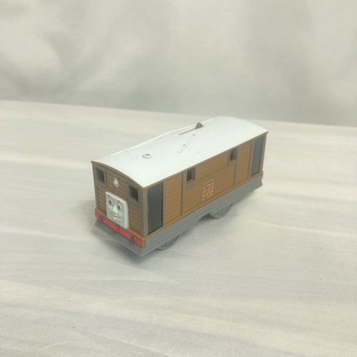 Thomas Tank Engine Toby Tram Trackmaster Motorized 1997 Gray Brown ...