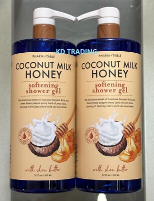 (2-Pk) PHARM to TABLE ~COCONUT MILK HONEY SHEA BUTTER Ultra Softening ...