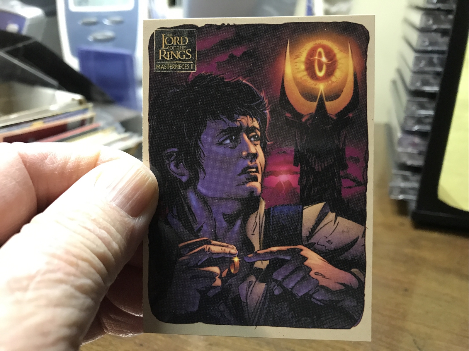 2008 Topps Lord of the Rings Masterpieces II Card # 26 FRODO AND THE ...