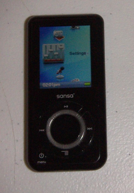 SanDisk Sansa e270 Black ( 6 GB ) Digital Media Player for sale online ...