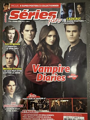 Magazine Séries Fan n°16, Spécial Vampire Diaries et The Originals | eBay