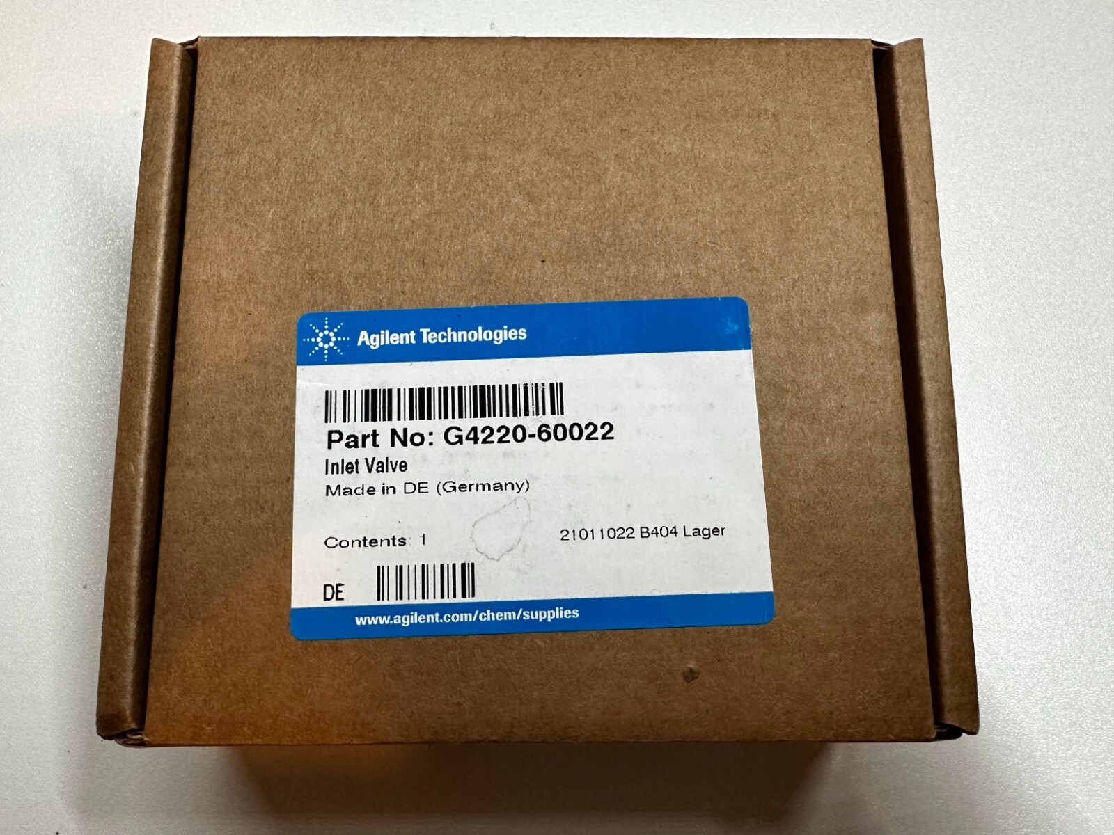 Agilent Passive Inlet Valve, G4220-60022, 1200bar, 1290 Infinity Pump ...