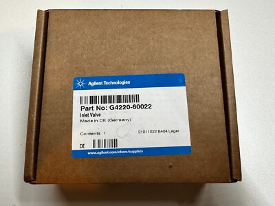 Agilent Passive Inlet Valve, G4220-60022, 1200bar, 1290 Infinity Pump ...