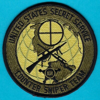 U.S. SECRET SERVICE COUNTER SNIPER TEAM PATCH GREEN | eBay