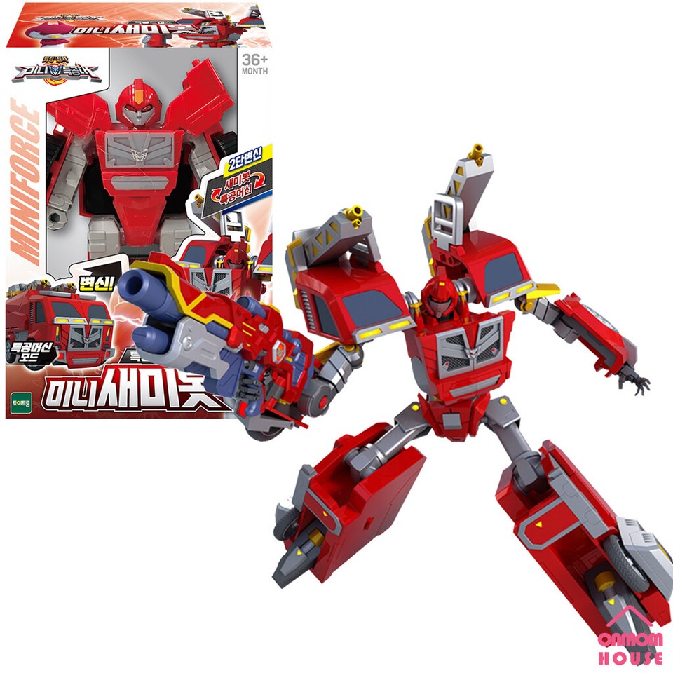 Mini Force TRANS MINI BOLT & SEMI BOT Ranger 5" Transformer Robot Car ...