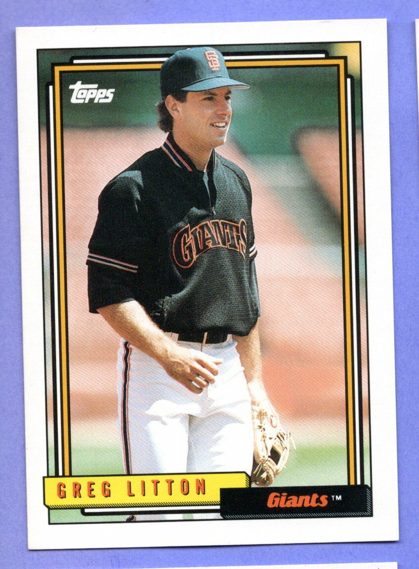 1992 Topps - #238 Greg Litton for sale online | eBay