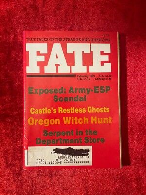Fate Magazine Army ESP Witch Hunt Ghosts Paranormal Occult Magazine ...