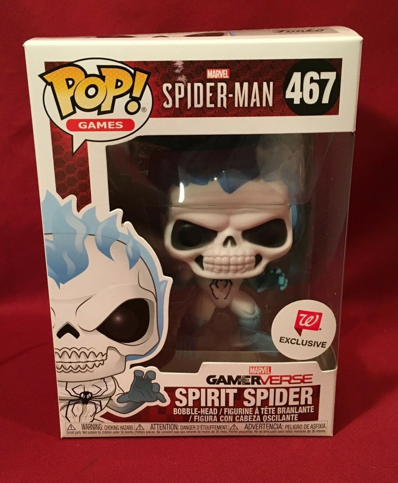 Walgreen's FUNKO POP GAMES SPIRIT SPIDER # 467 VINYL FIGURE Gamerverse ...