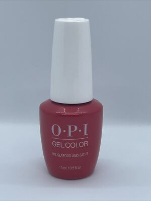 OPI Soak Off Gel Polish UV/LED 0.5 oz - GC L20 We Seafood and Eat It | eBay