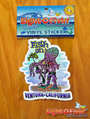 New!!! 805 Fish On! Sport Fishing Ventura California Sticker - Artist ...