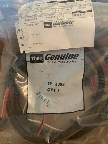 TORO GENUINE WIRE HARNESS 99-6002 SEALED OEM PART | eBay