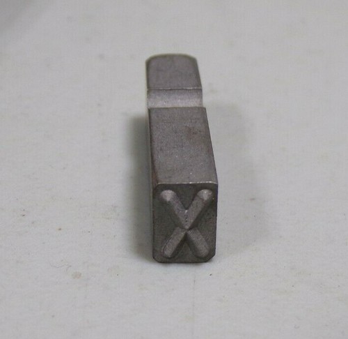 Mecco (Low Stress) Steel Hand Stamp, Letter "X" | eBay