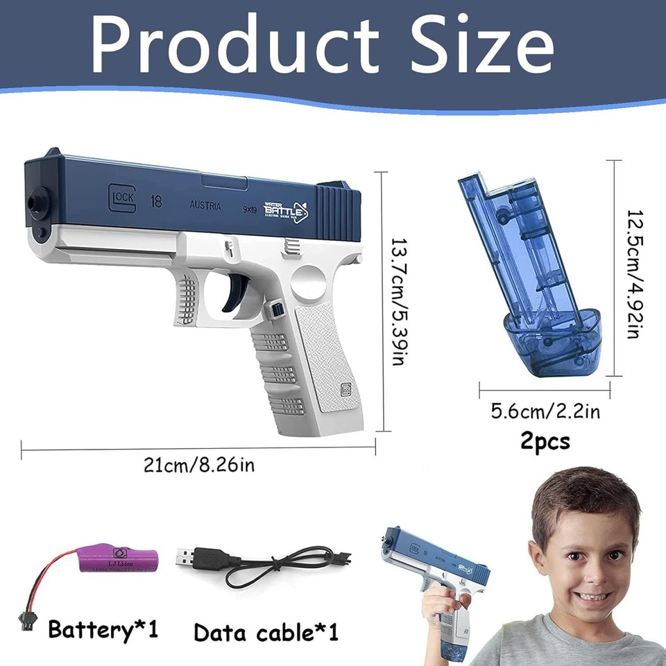 Electric Glock high-pressure powerful summer automatic children's water ...