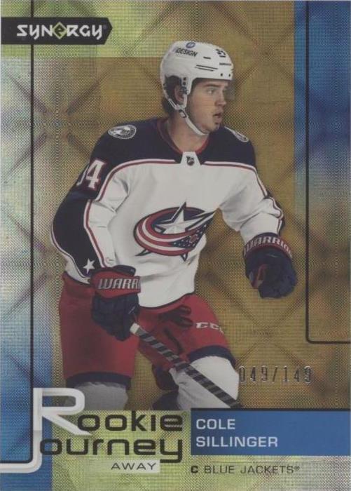 2021-22 Upper Deck Synergy - Rookie Journey Cole Sillinger #RJ-9 Away ...