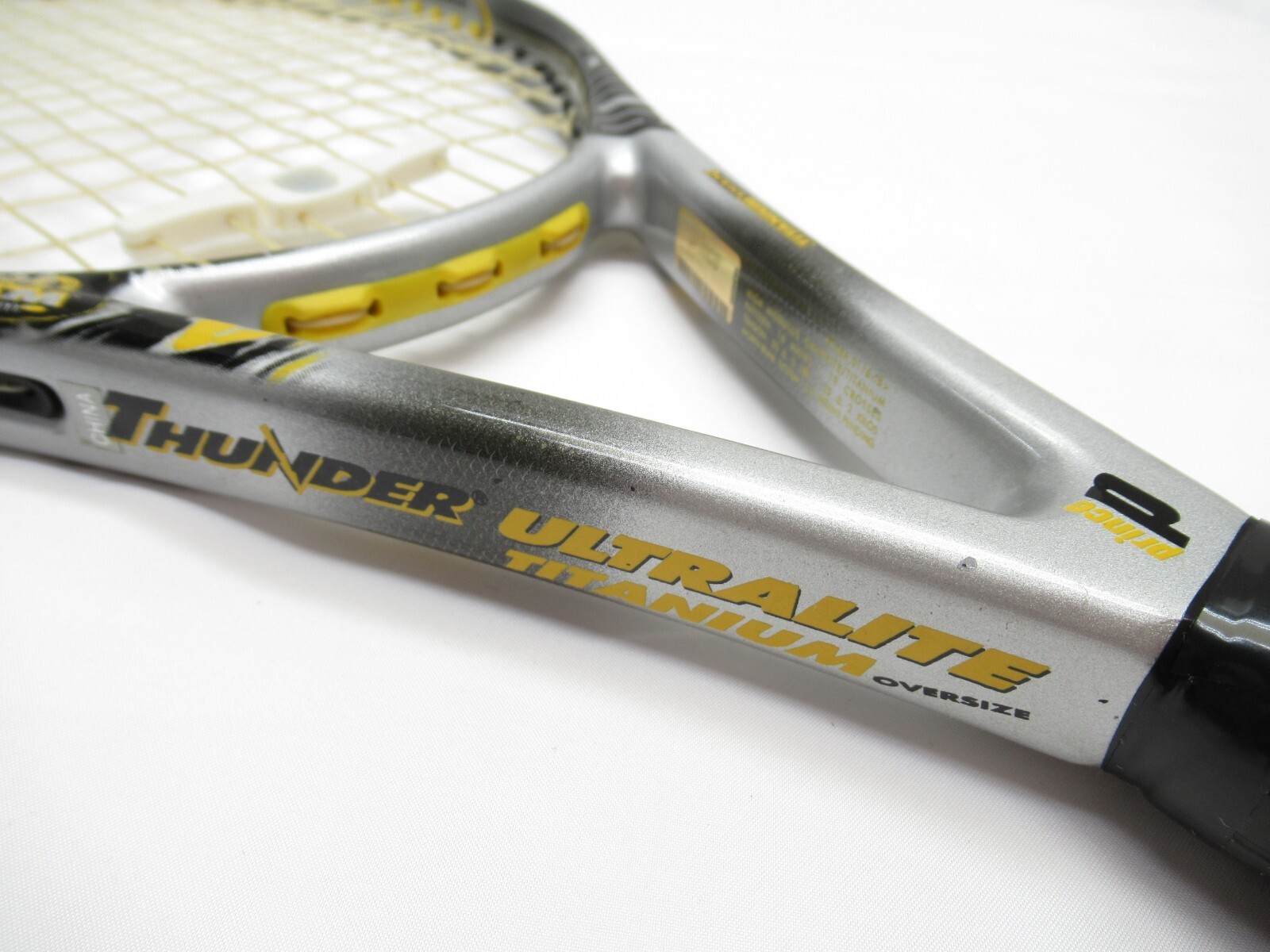 PRINCE THUNDER ULTRA LITE TITANIUM OS TENNIS RACQUET (4 3/8) NEW GRIP ...