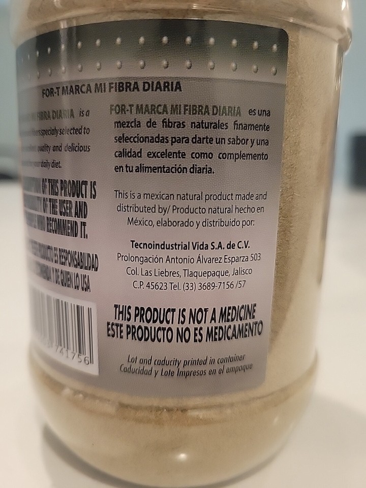 2 pack Mi Fibra Diaria Fibra Forte 21.9 oz simifibra, Fiber powder Exp ...