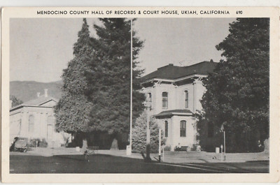 Mendocino County Court House-Hall Of Records-Ukiah-California-Ca | eBay