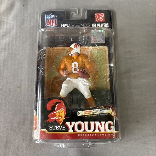 McFarlane NFL Legends Series 6 Steve Young-Tampa Bay Buccaneers Silver ...