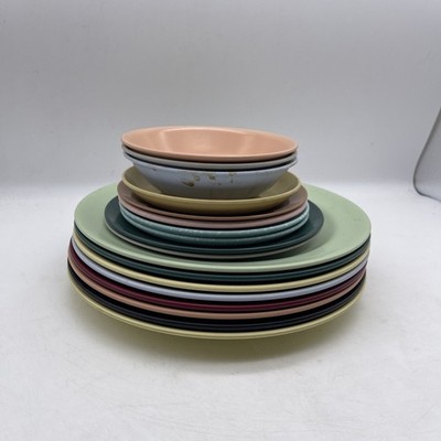 Plate Mallo-Ware 95 70 52 Salad Dinner Plastics Fruit Dish Vintage MCM ...