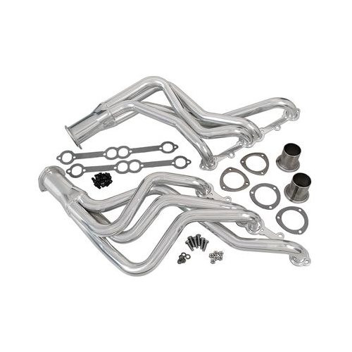 Summit Racing SBC 327 350 Chevy Full Length Ceramic Coated Headers Fits ...
