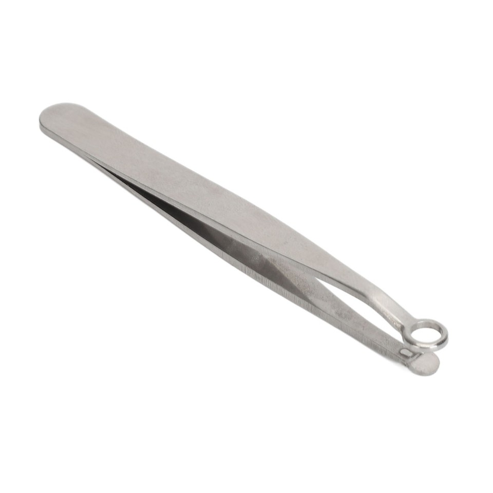 Universal Nose Hair Tweezers with Ring Cut - Rust Proof & Compact ...
