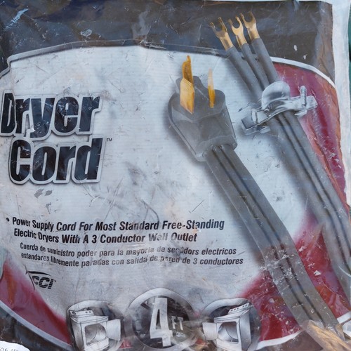 CCL New 4' Electric Range Stove Cord #622-49387 Universal 3 Prong ...