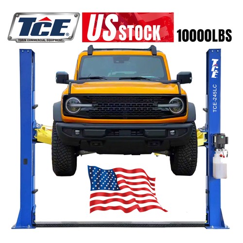TCE Two Post Lift 10,000LB Capacity Car Auto Truck Hoist 110V FREE ...