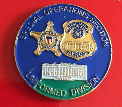 Pin Us Secret Service Officer Special Operations Section Uniformed ...