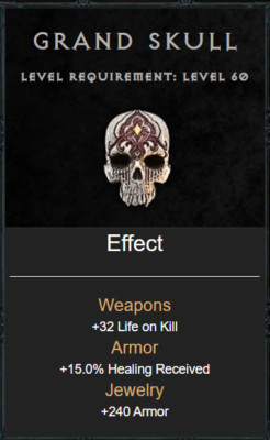 GRAND SKULL - DIABLO 4 GRAND GEM - Softcore - Seasonal Or Eternal | eBay