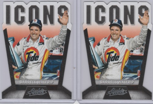 DEC-2017 ABSOLUTE ICONS NASCAR RACING DARRELL WALTRIP NICE CARDS BV$13. ...
