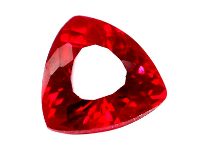 9.10 Ct Natural Certified Blood Red Burma Ruby Trillion Cut Loose ...