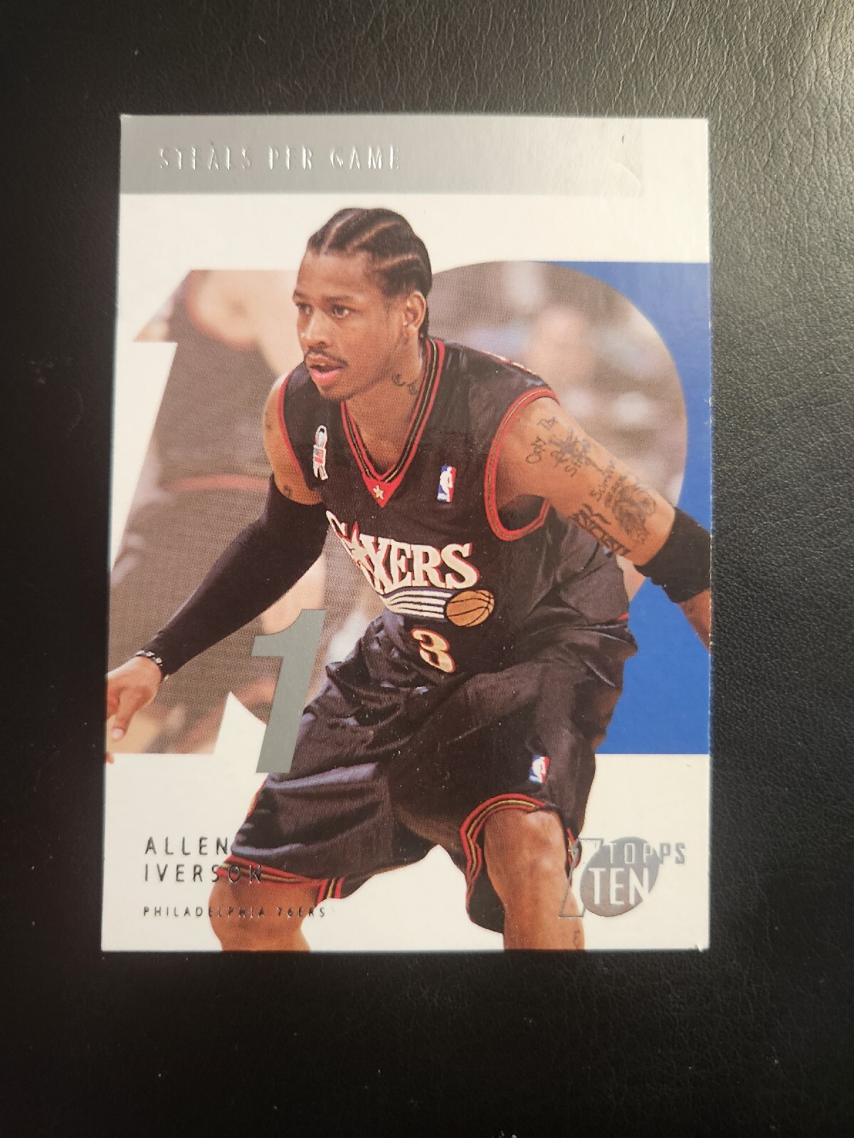 allen iverson 2002/03 TOPPS #51 TOP TEN #1 76ERS | eBay