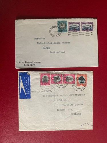 SOUTH AFRICA RSA 1951 & 1952 ENVELOPE X 2 VARIOUS STAMPS | eBay UK