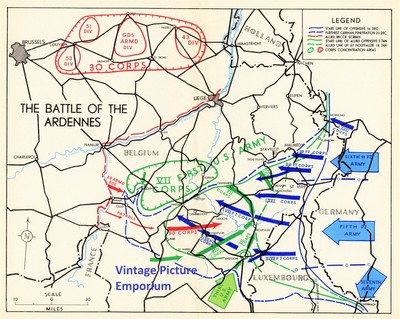 Reproductions - Map Of Battle