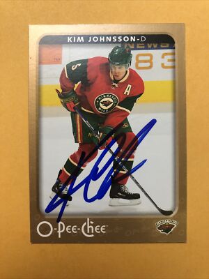 Kim Johnsson Signed Minnesota Wild Card | eBay