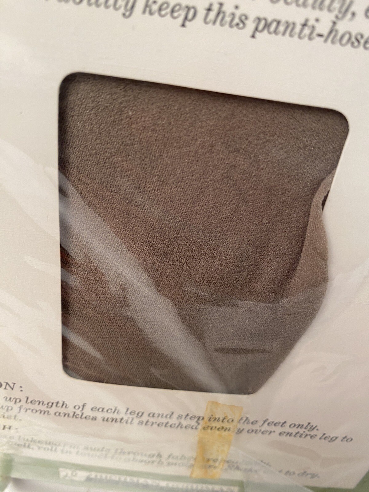 Knee Hi Pant Trouser Socks Taupe PantyHose Nylons Knee High Size 8.5-11 ...