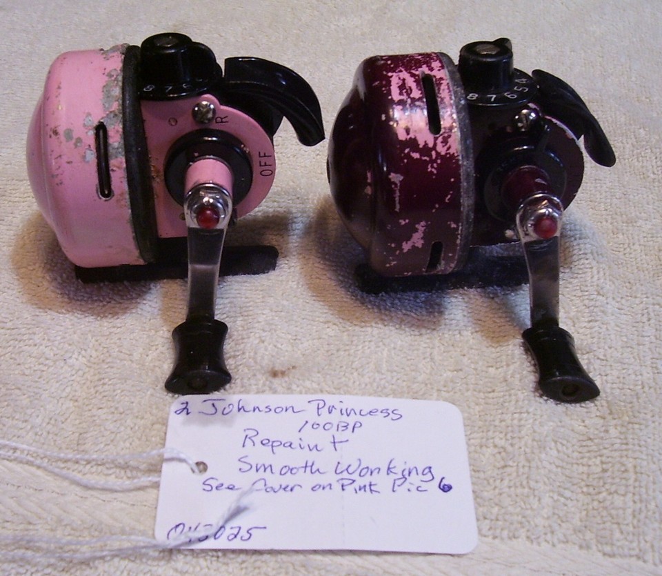 2 JOHNSON PRINCESS REELS SOLD AS PARTSREAD DESCRIPTION BELOW | eBay