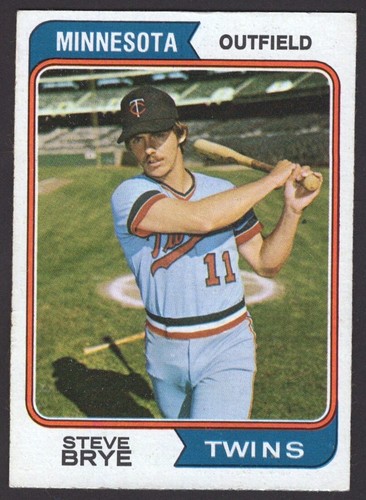 1974 Topps Baseball Card #232 Steve Brye Minnesota Twins EX-MT | eBay