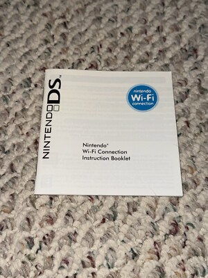 Nintendo Wi-Fi Connection Instruction Booklet (Nintendo Ds) Manual Only ...