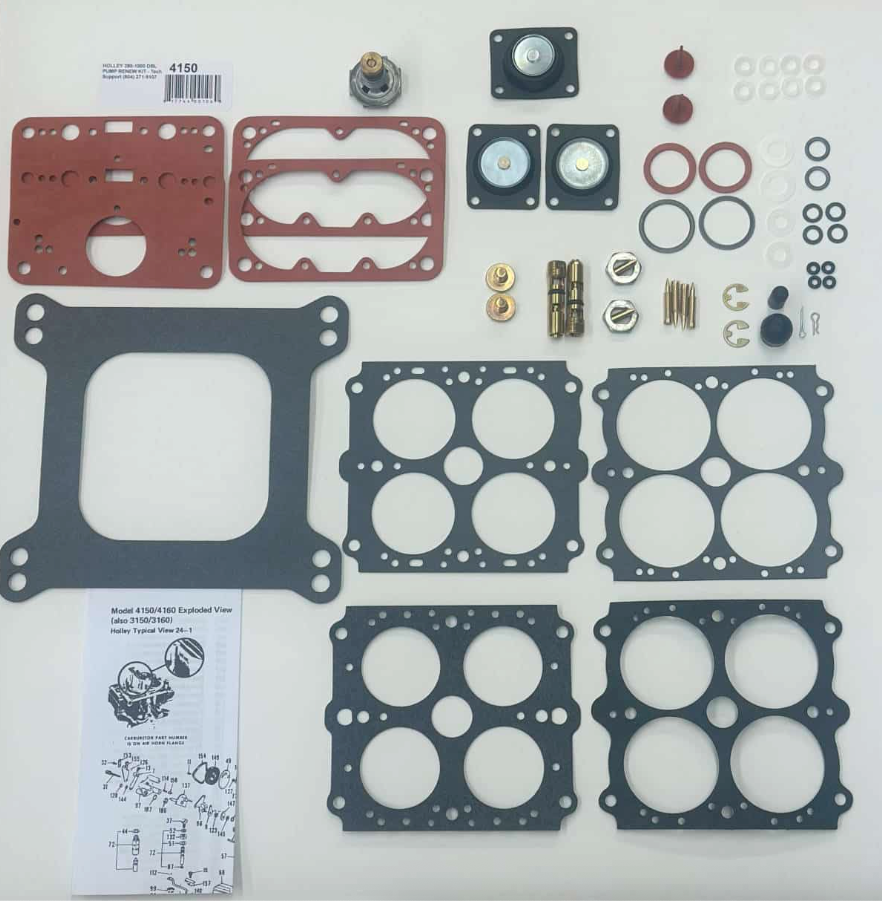 AED Holley 4150 Rebuild Kit Double Pumper Carbs 650 750 850 950 ...
