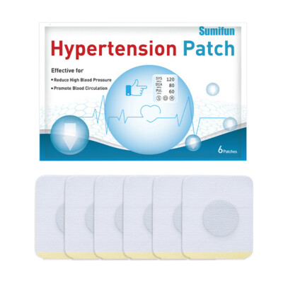 6pcs Hypertension Patch Chinese Plaster Control High Blood Pressure ...