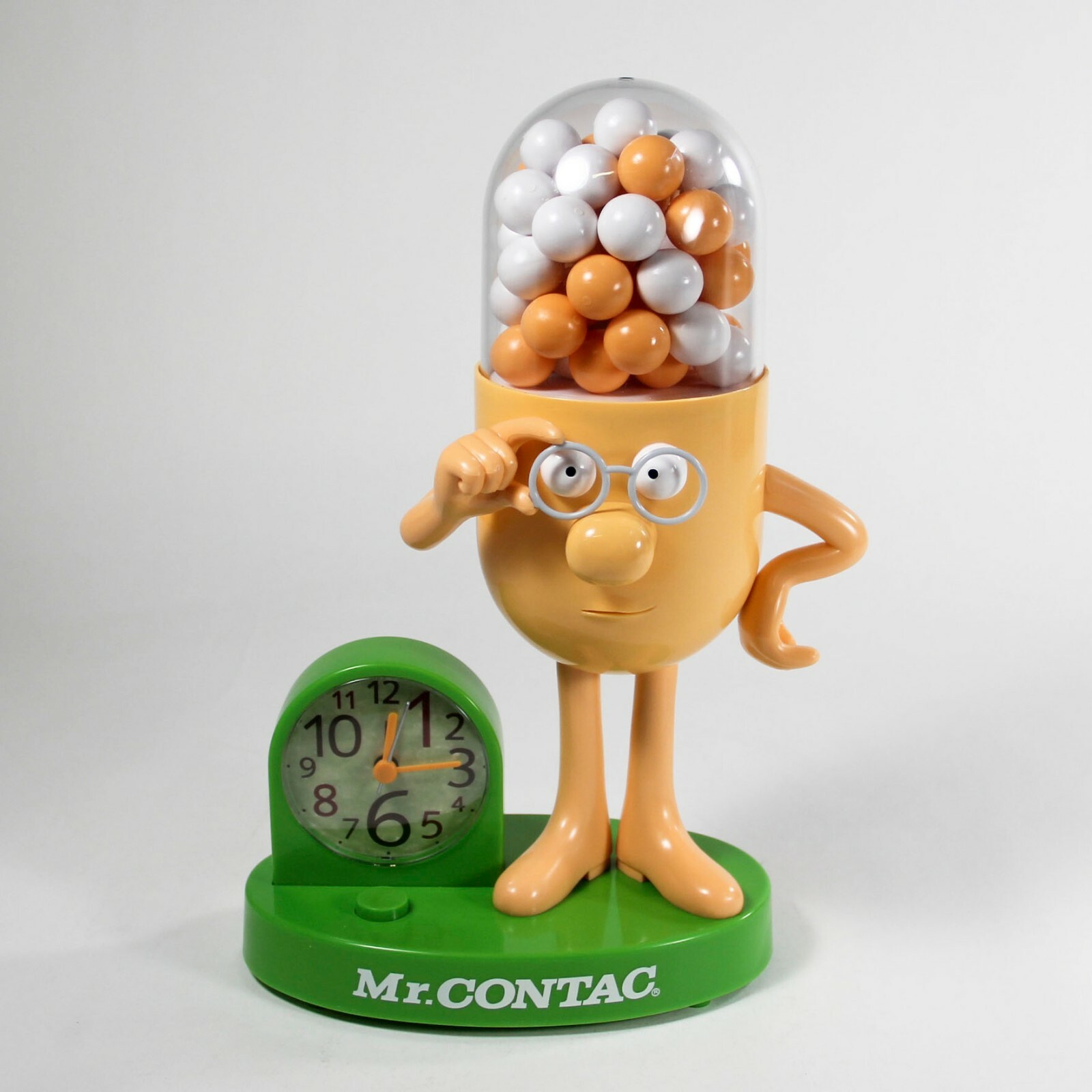 Mr Contac Talking Alarm Clock Figure Advertising Drug Mascot | eBay
