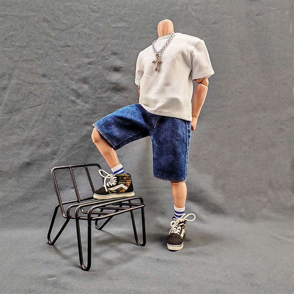 1/6 Short Jeans Denim Model Fit 12'' Male Man Muscle Action Figure | eBay