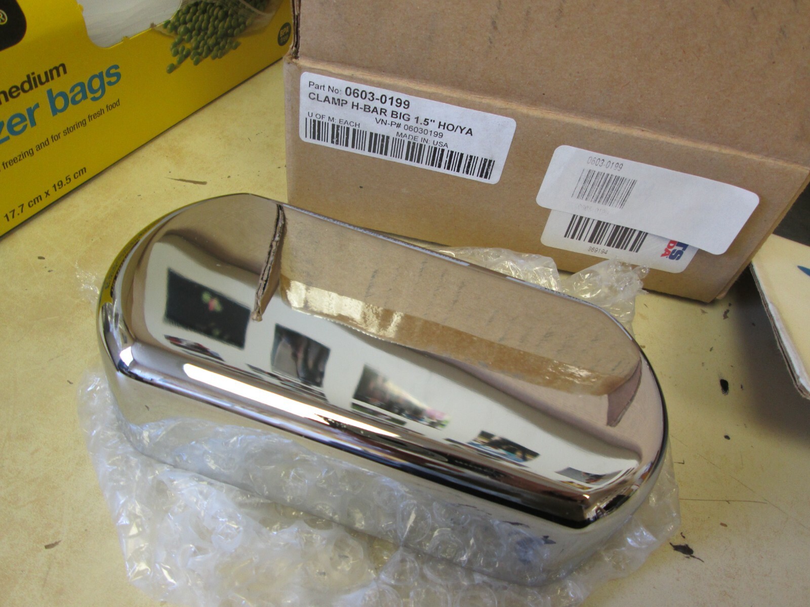 DRAG SPECIALTIES VSTAR C90 VTX1300R CHROME 1-1/2" BIG BUFFALO HANDLEBAR ...