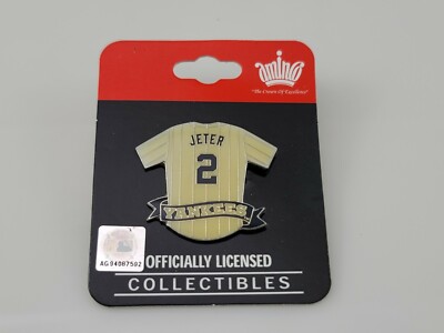 Derek Jeter #2 Yankees MLB Aminco Officially Licensed Collectibles Pin ...