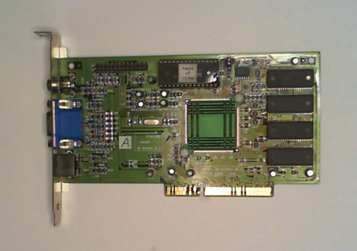 SIS 6326E4-01X PCI VGA Graphics Card, DOS Windows 95/98 Retro Vintage ...