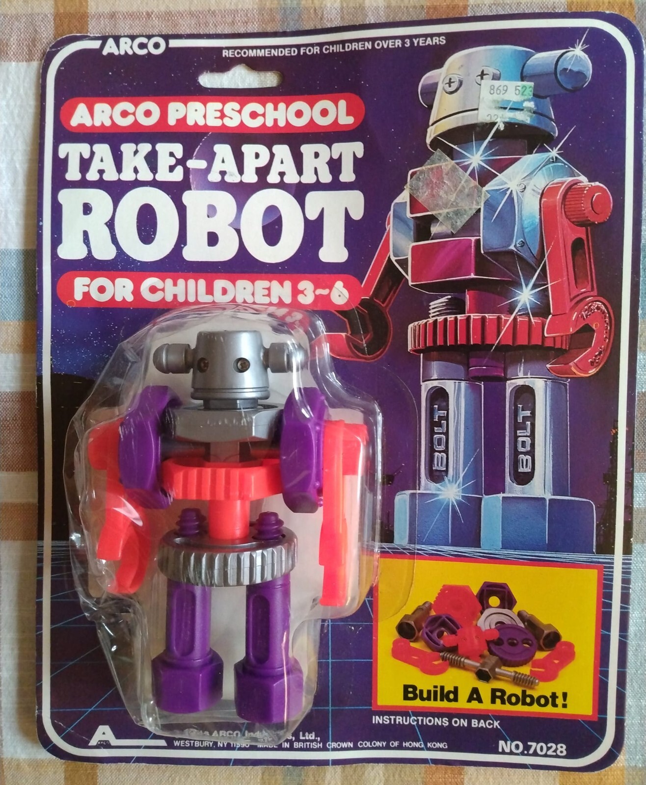 Vintage ARCO PreSchool Take-Apart Robot MOC Toy Bootleg KO | eBay