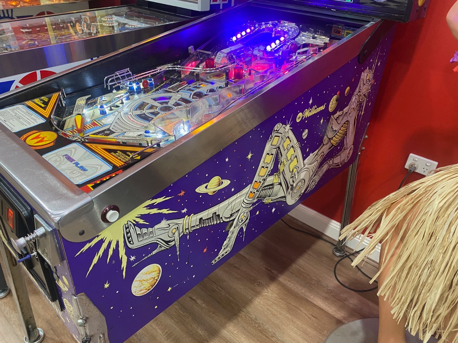 THE MACHINE: BRIDE OF PINBOT PINBALL MACHINE - WILLIAMS PINBALL MACHINE ...
